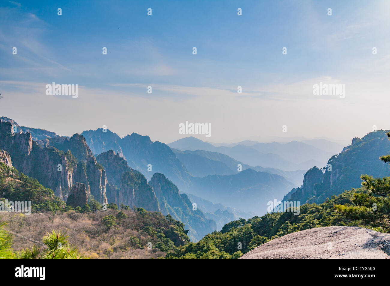 Natural Scenery of Huangshan, Anhui, China Stock Photo - Alamy