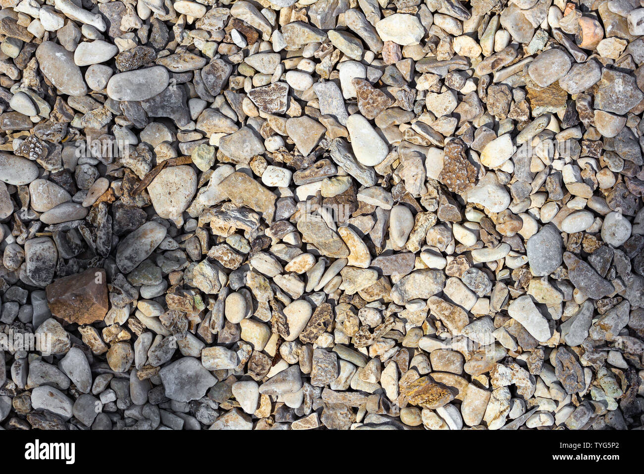 Natural stone texture. River pebbles background. Copy space Stock Photo ...
