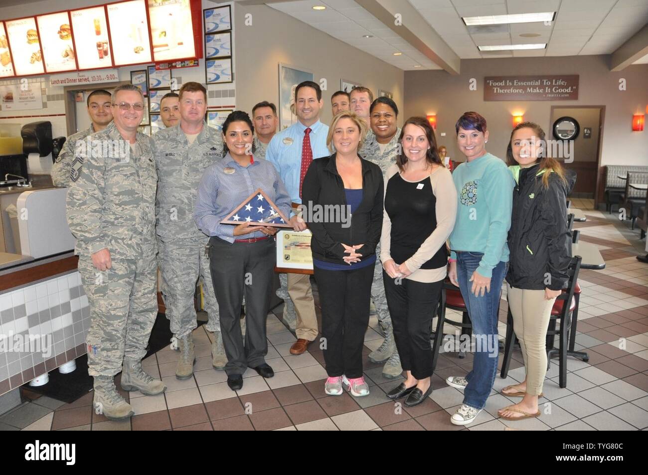 Commander of the 908th Aircraft Maintenance Squadron, Lt. Col. Marla ...