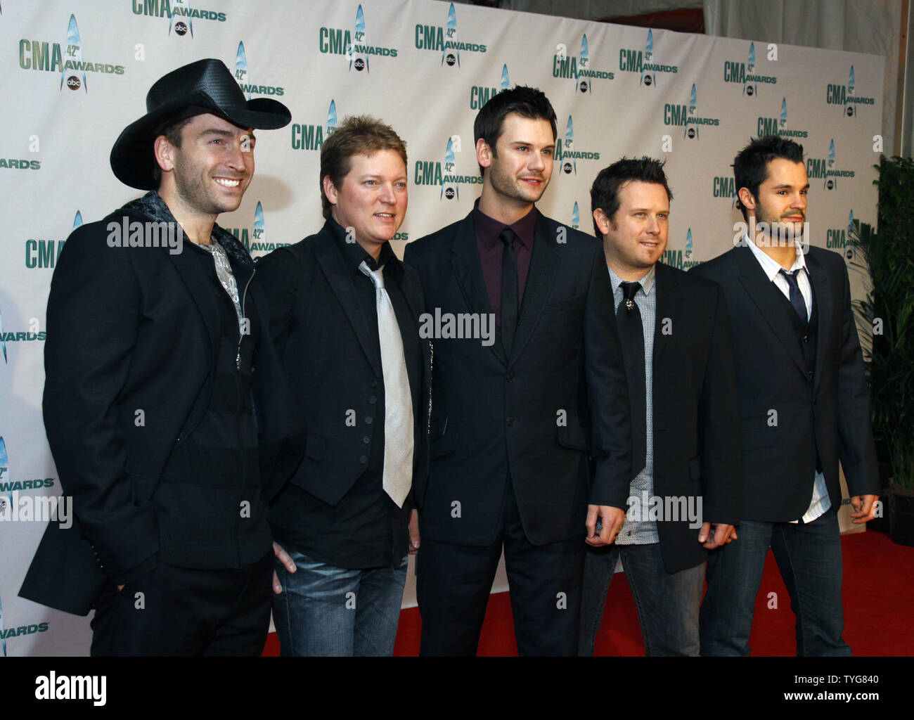 The band Emerson Drive arrives on the red carpet at the 42nd annual ...