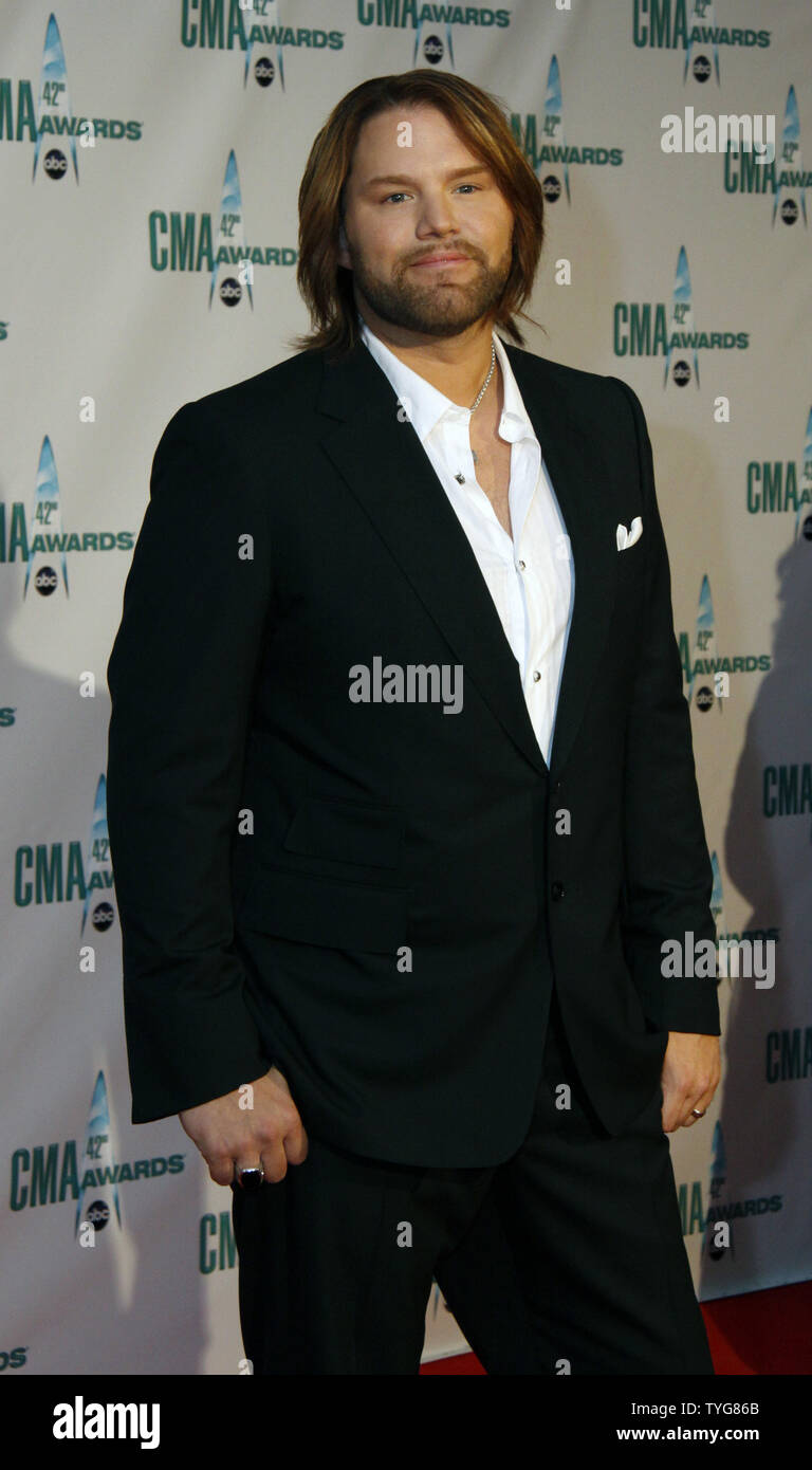 James Otto arrives on the red carpet at the 42nd annual Country Music Association (CMA) awards ...