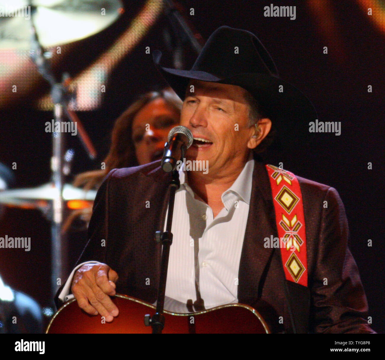 George Strait performs at the 43rd Annual Country Music Association ...