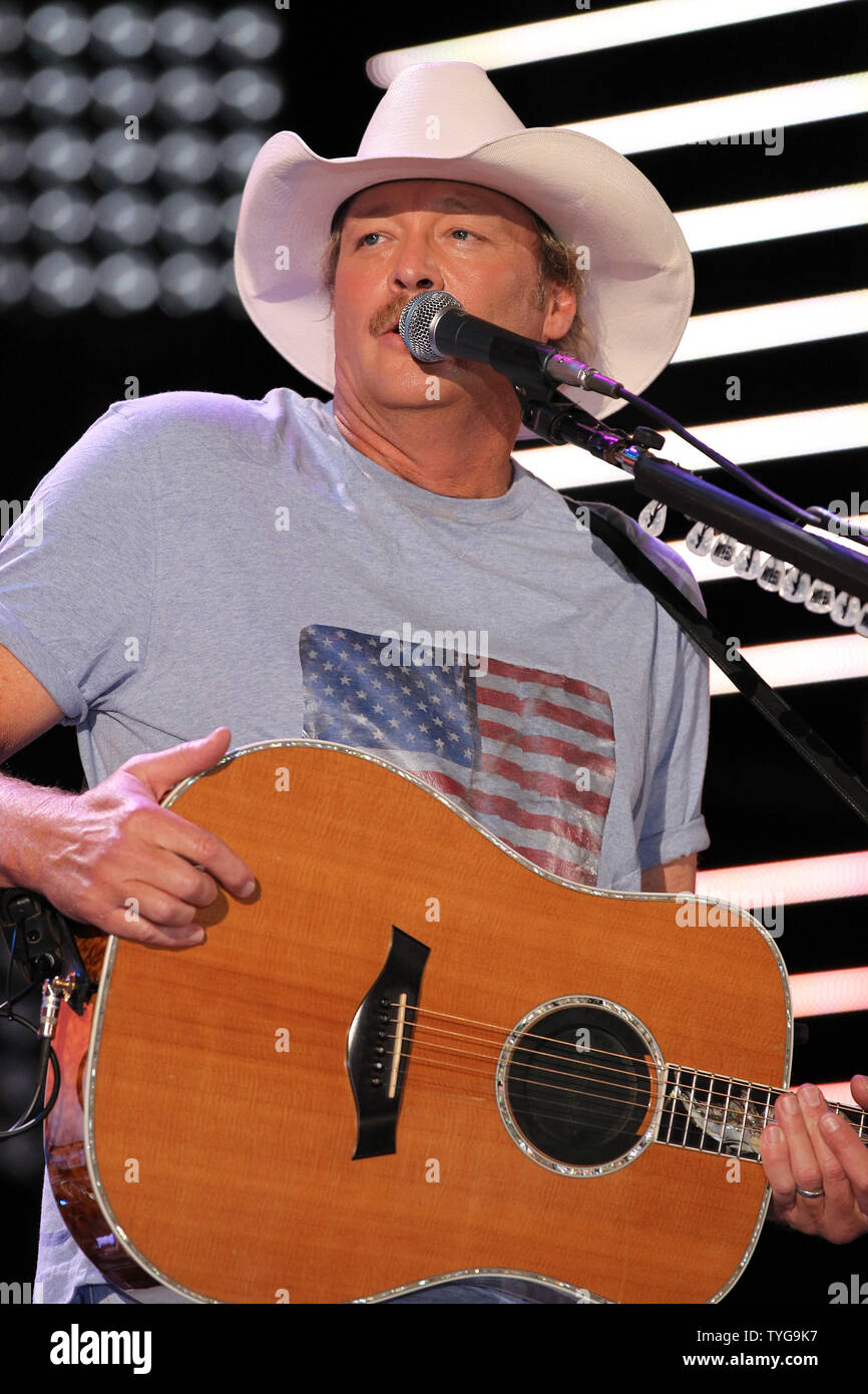 Alan Jackson performs before a sold out crowd at LP Field on opening ...