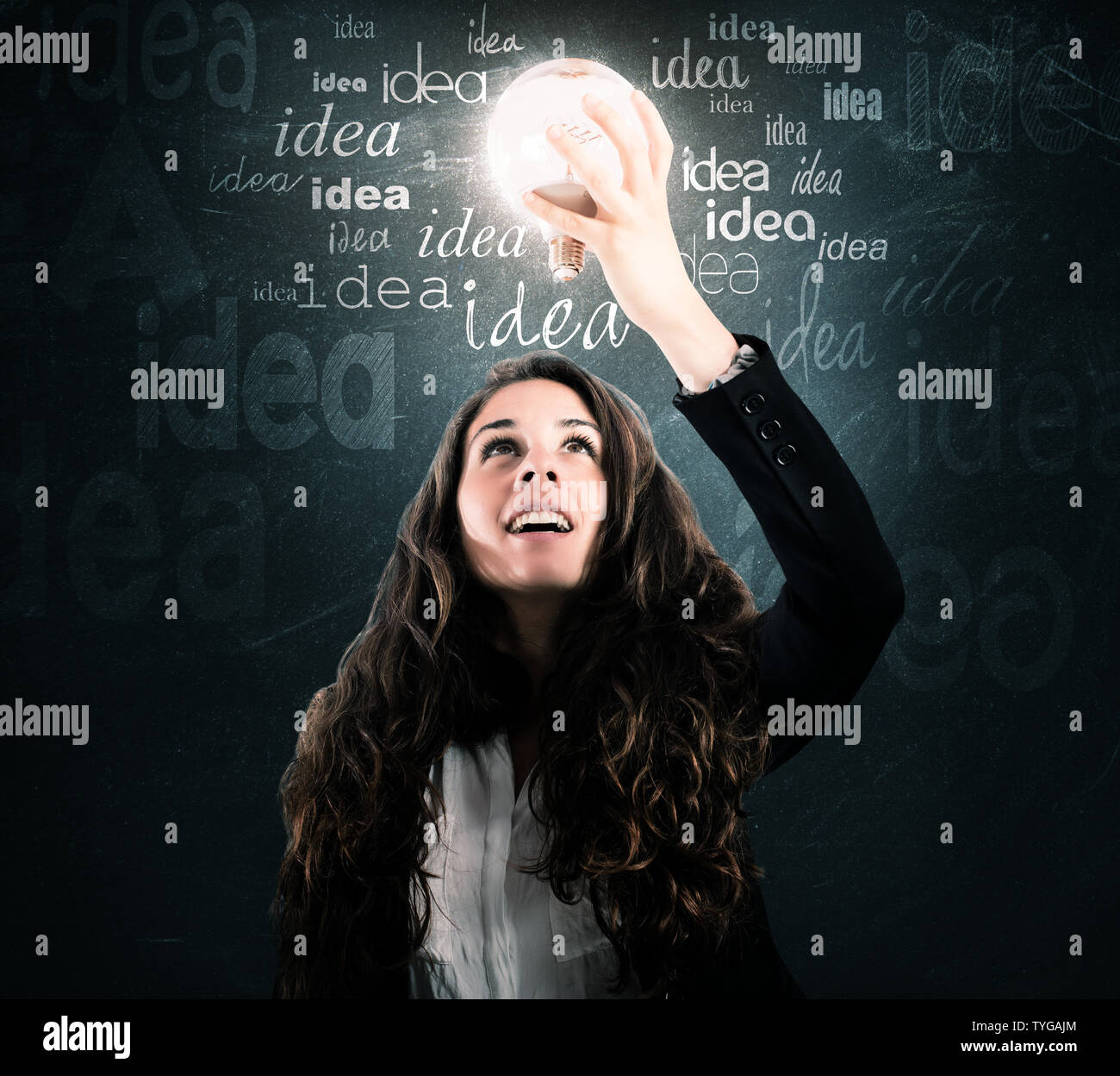 Bright thinking hi-res stock photography and images - Alamy