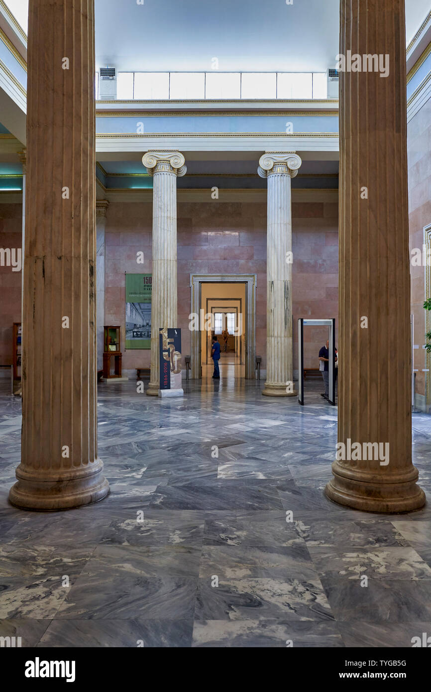 Athens Greece. The National Archaeological Museum Stock Photo - Alamy