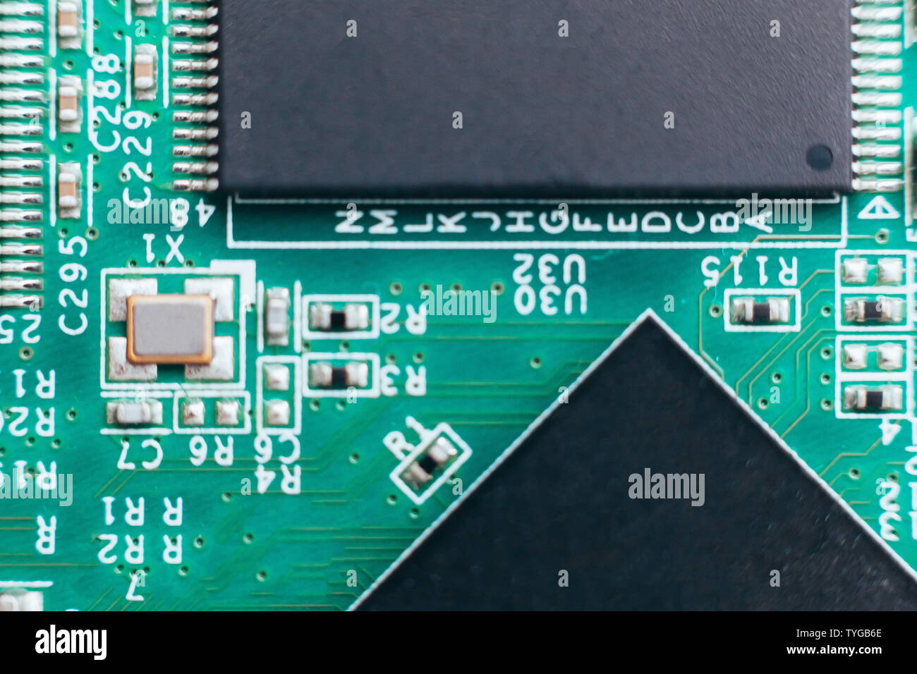 Circuit board repair. Electronic hardware modern technology ...
