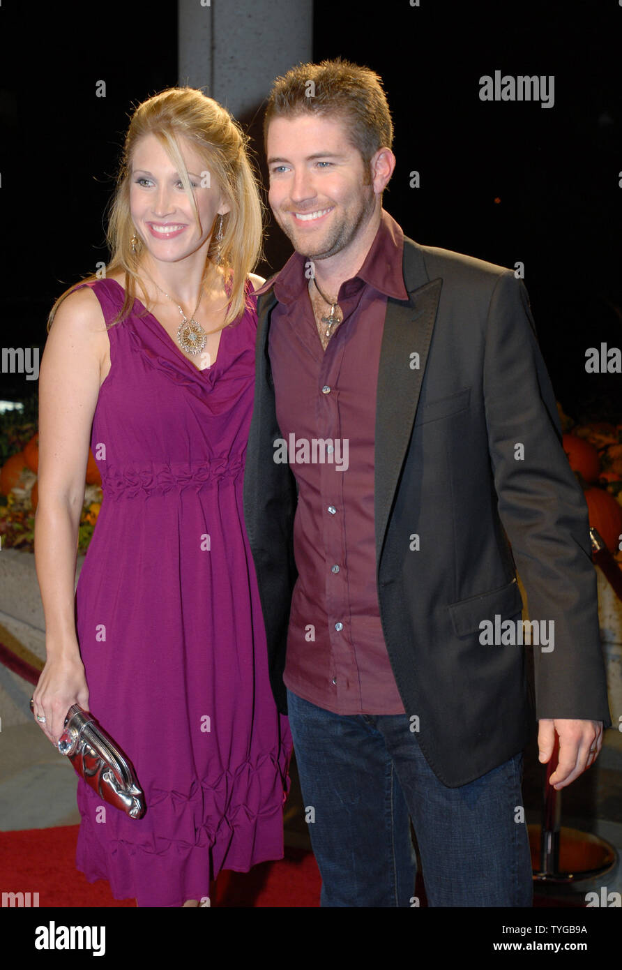 Josh Turner and his wife Jennifer Ford arrive at the 55th annual BMI ...