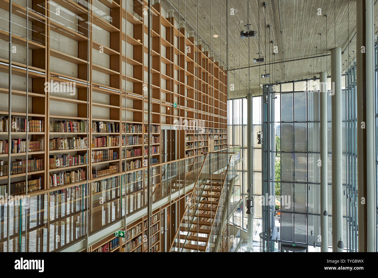 Athens Greece. The National Library inside the Stavros Niarchos ...