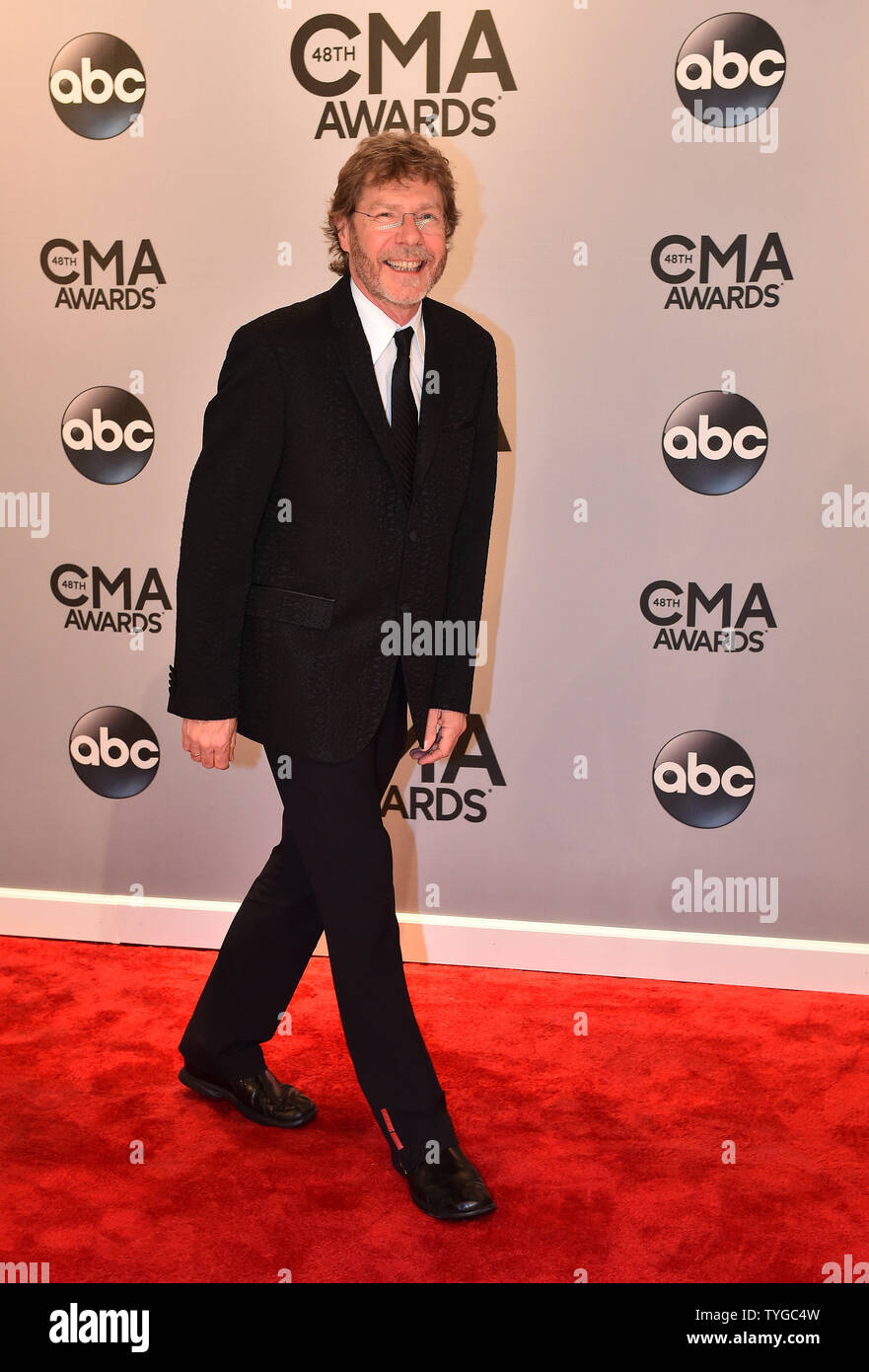 Sam Bush arrives on the red carpet for the 48th Annual Country Music ...