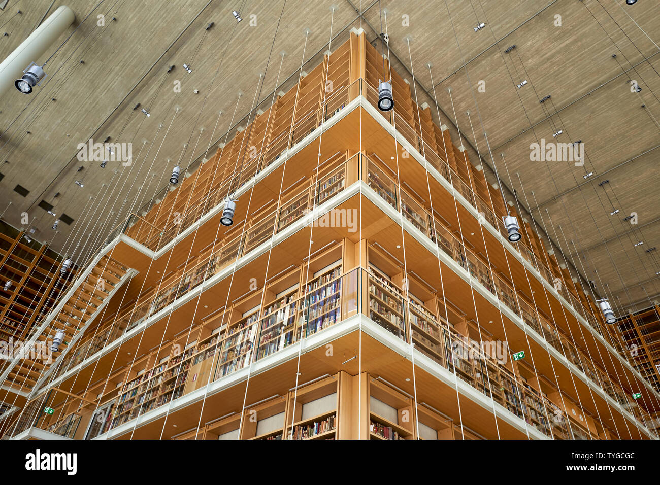 Athens Greece. The National Library inside the Stavros Niarchos ...