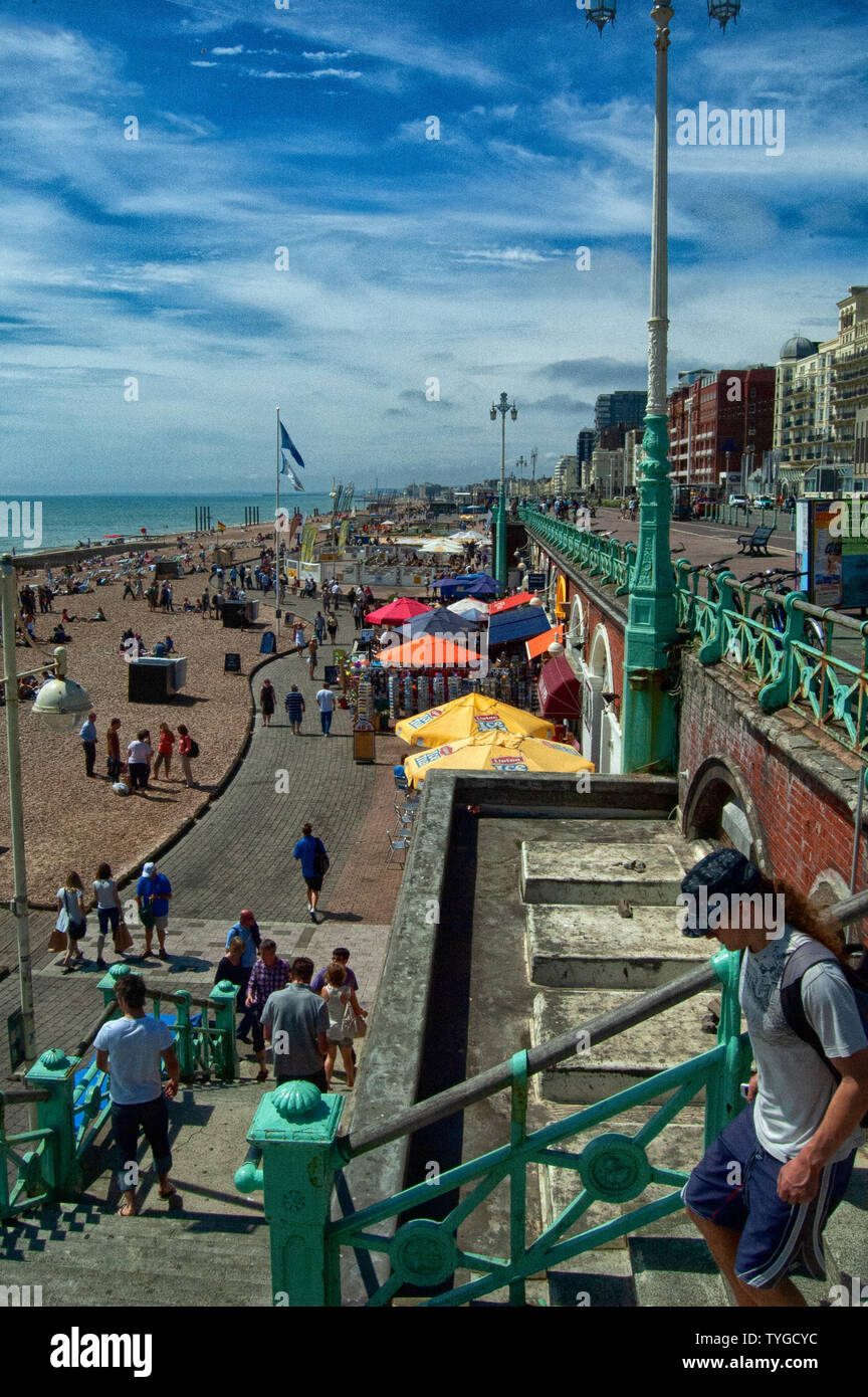 A view of brighton seafront hi-res stock photography and images - Alamy