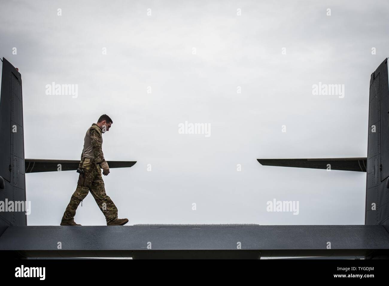 Staff Sgt. Jeffrey Pratt, a flight engineer with the 8th Special ...