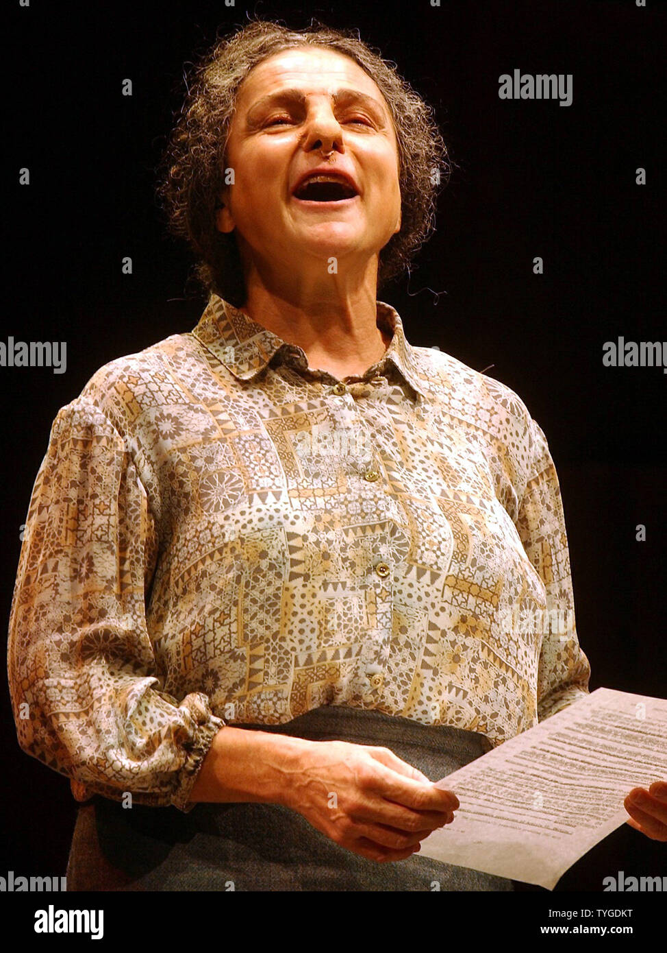 Actress Tovah Feldshuh takes her opening night curtain call bow on 10 ...