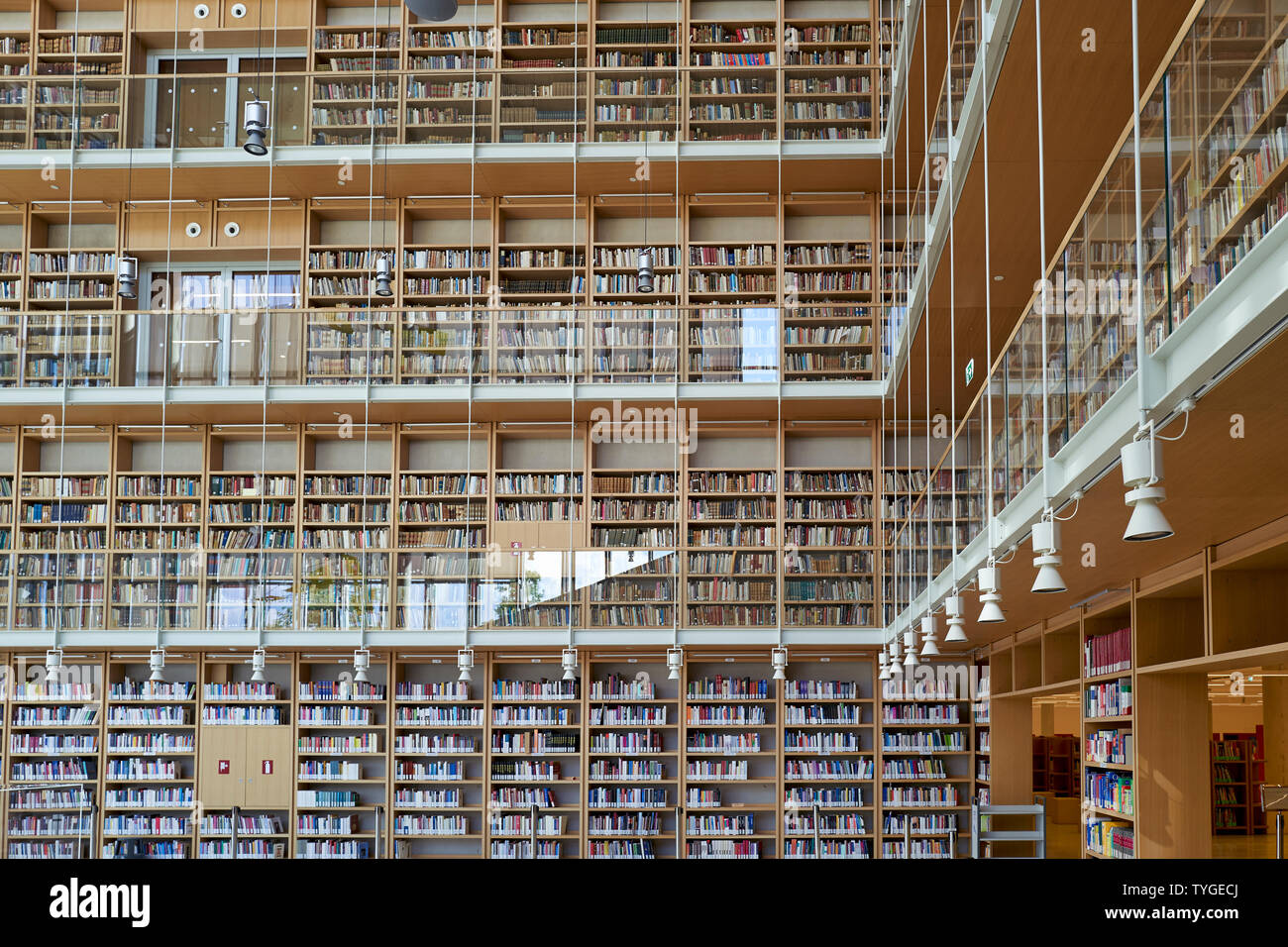 Athens Greece. The National Library inside the Stavros Niarchos ...