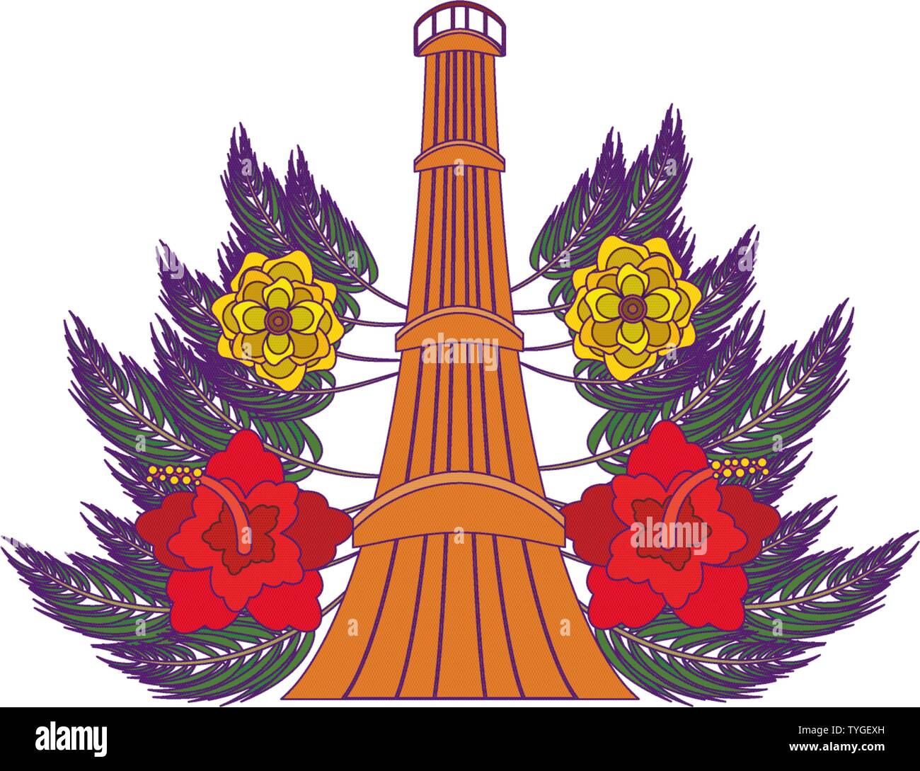 indian building monuments icon cartoon Stock Vector Image & Art - Alamy