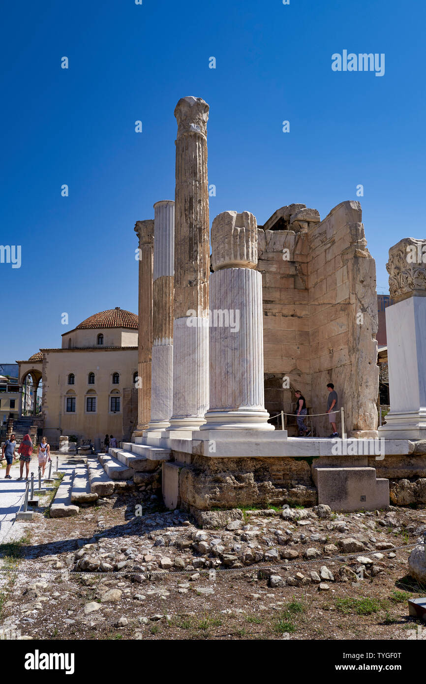 Hadrians column hi-res stock photography and images - Alamy