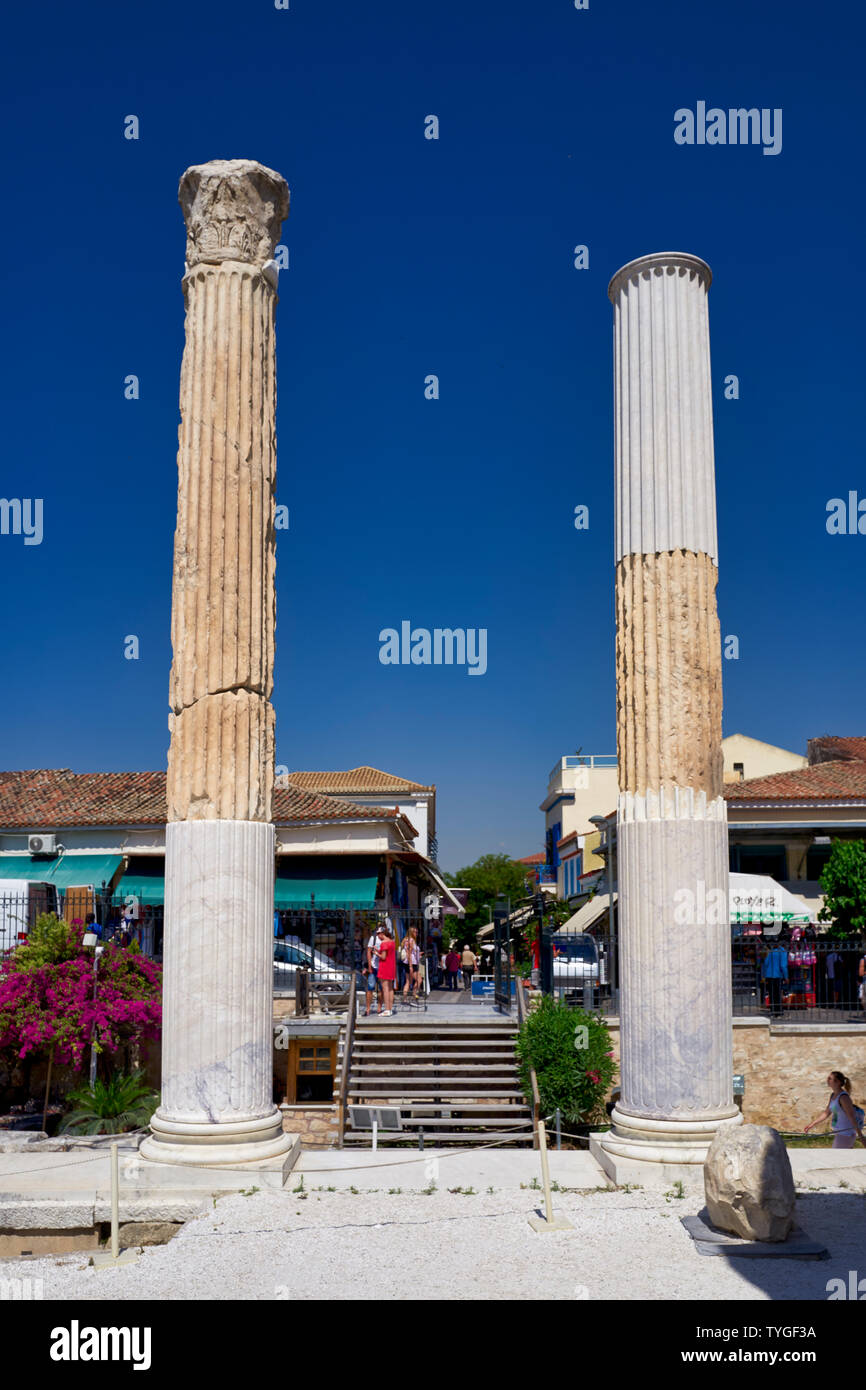 Hadrians column hi-res stock photography and images - Alamy