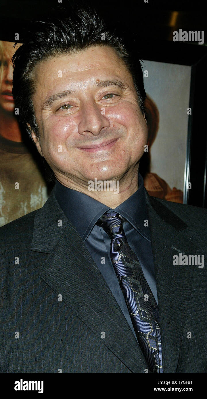 Steve Perry poses for pictures at the premiere of "Monster!" at the ...