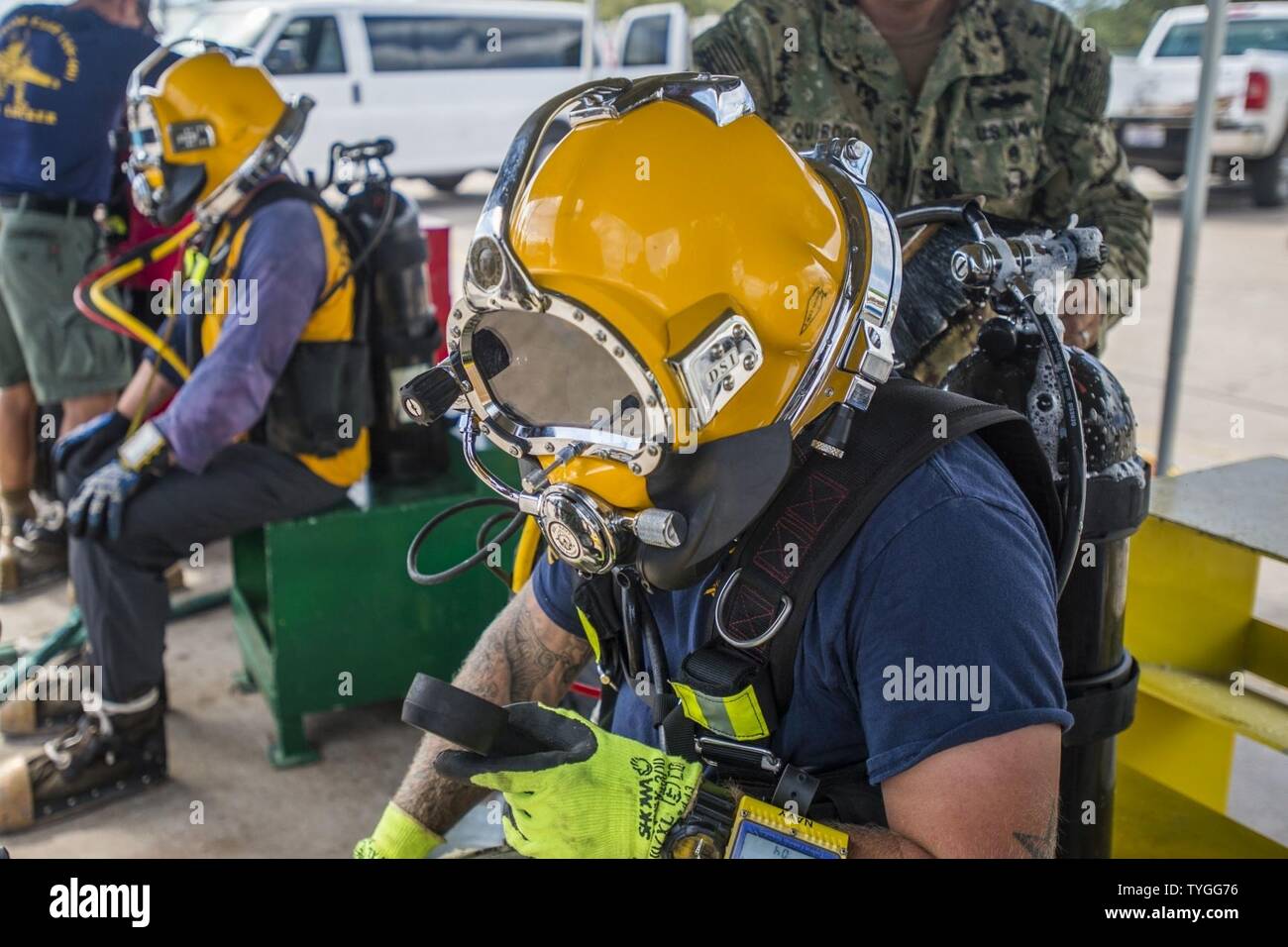 Petty Officer 2nd Class Aaron Brown, assigned to Underwater ...