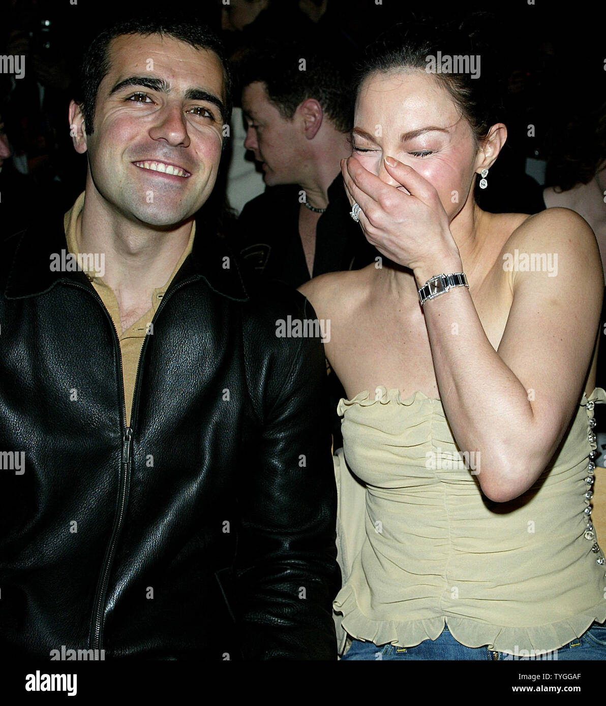 Ashley Judd and husband pose for pictures at the Tuleh Fall 2004 ...