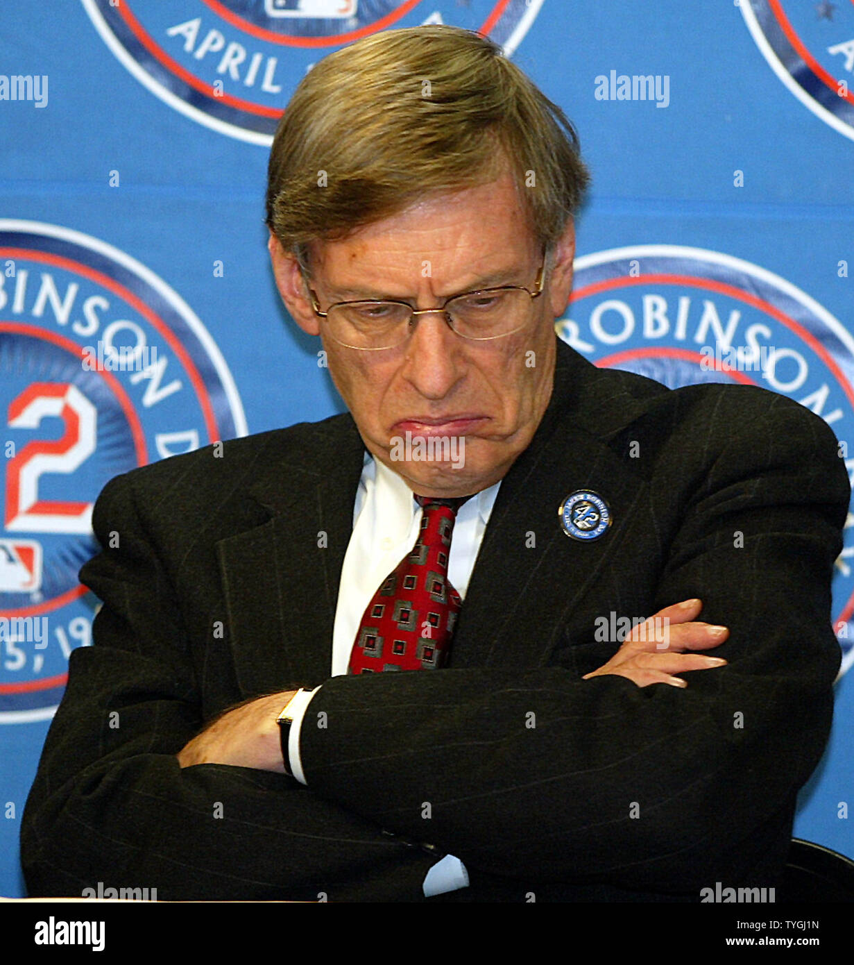 Baseball Commissioner Bud Selig during a press conference at the Jackie ...