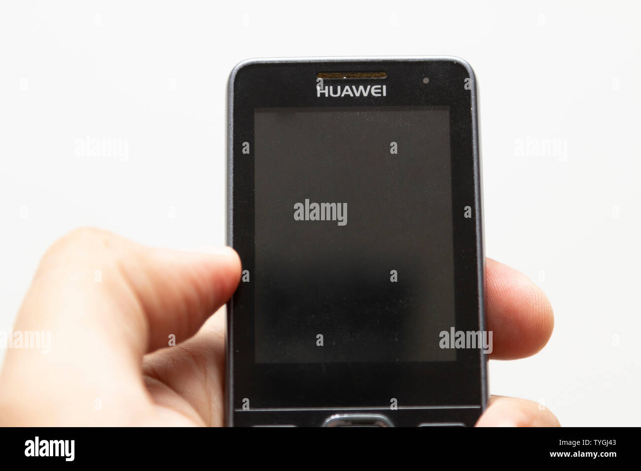 Cell phone of the Chinese brand Hawuei Stock Photo - Alamy