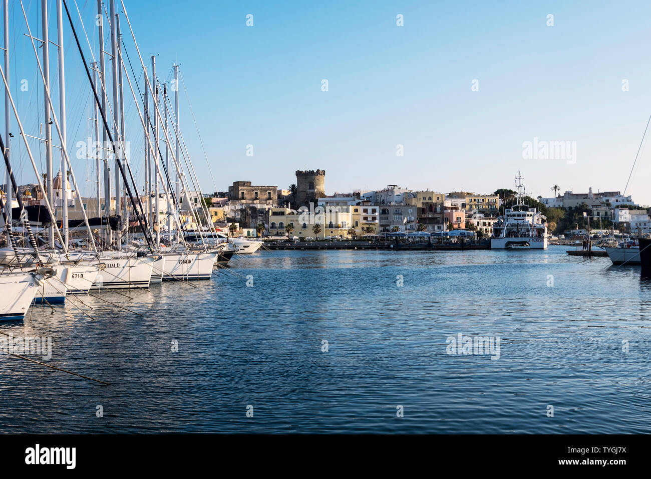 The port of Forio d'Ischia, Italy Stock Photo - Alamy