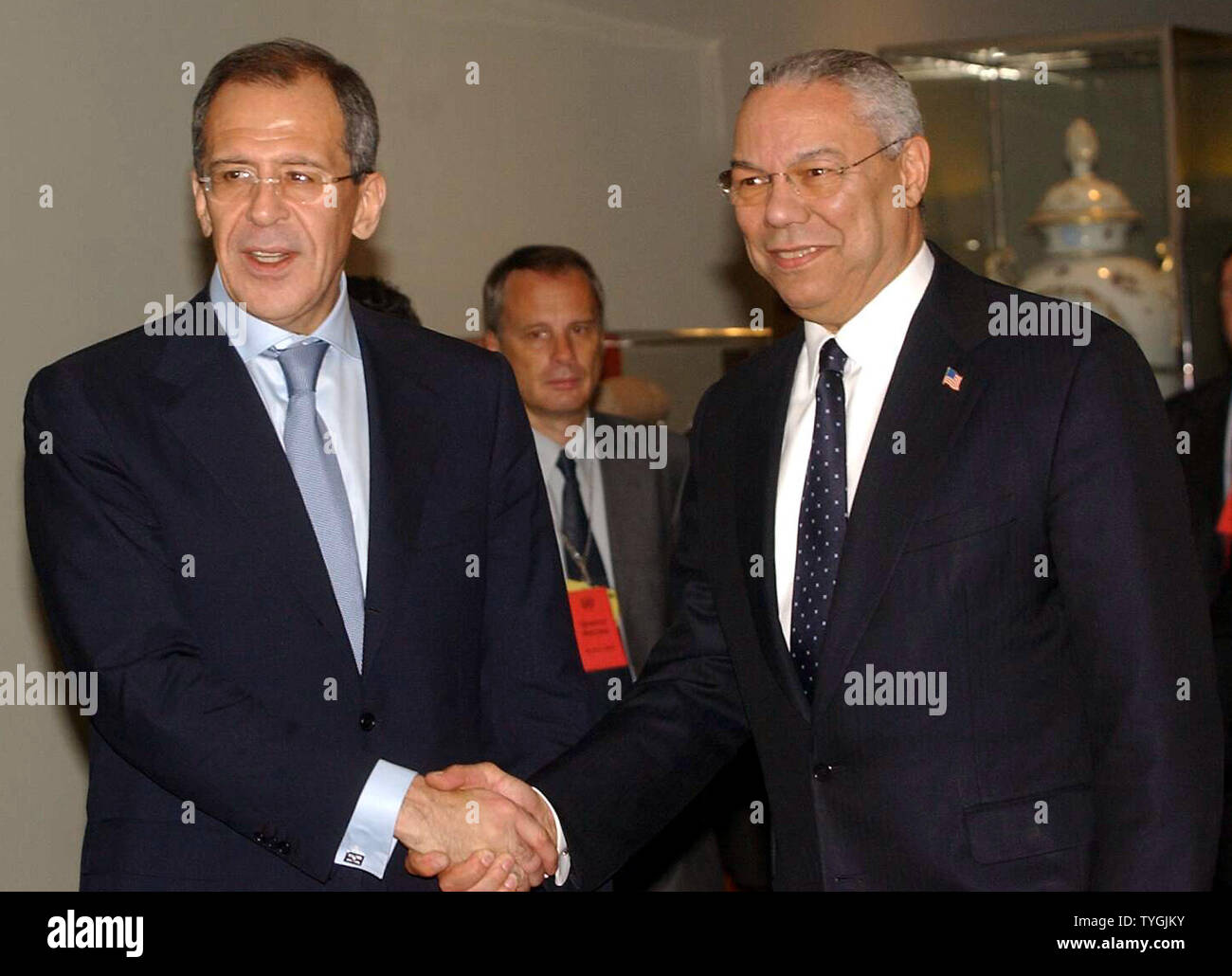 Colin powell at un hi-res stock photography and images - Alamy