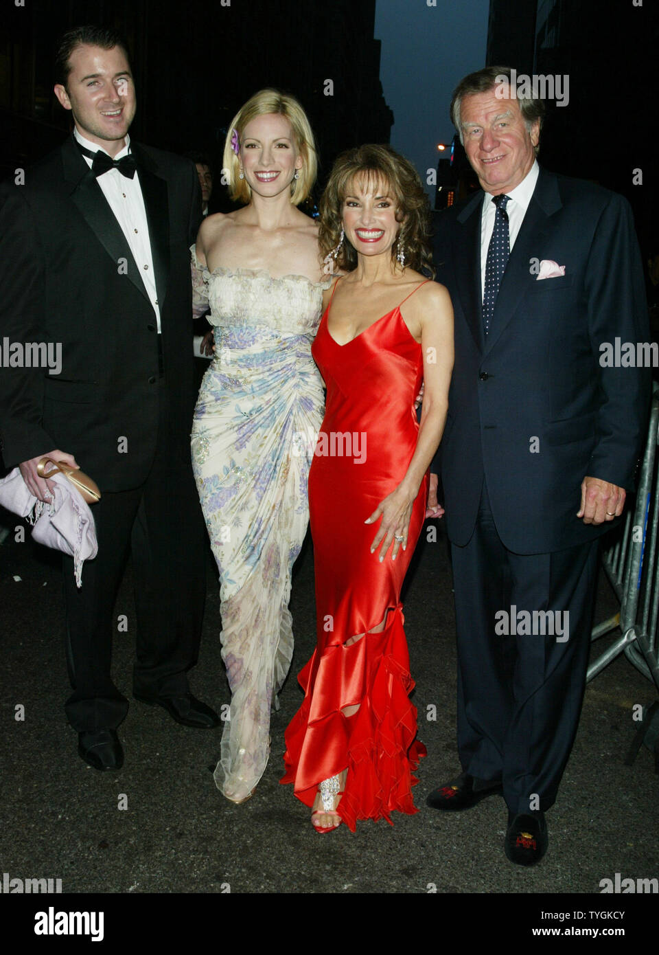Susan Lucci and husband Helmut Huber and daughter Liza Huber and her ...