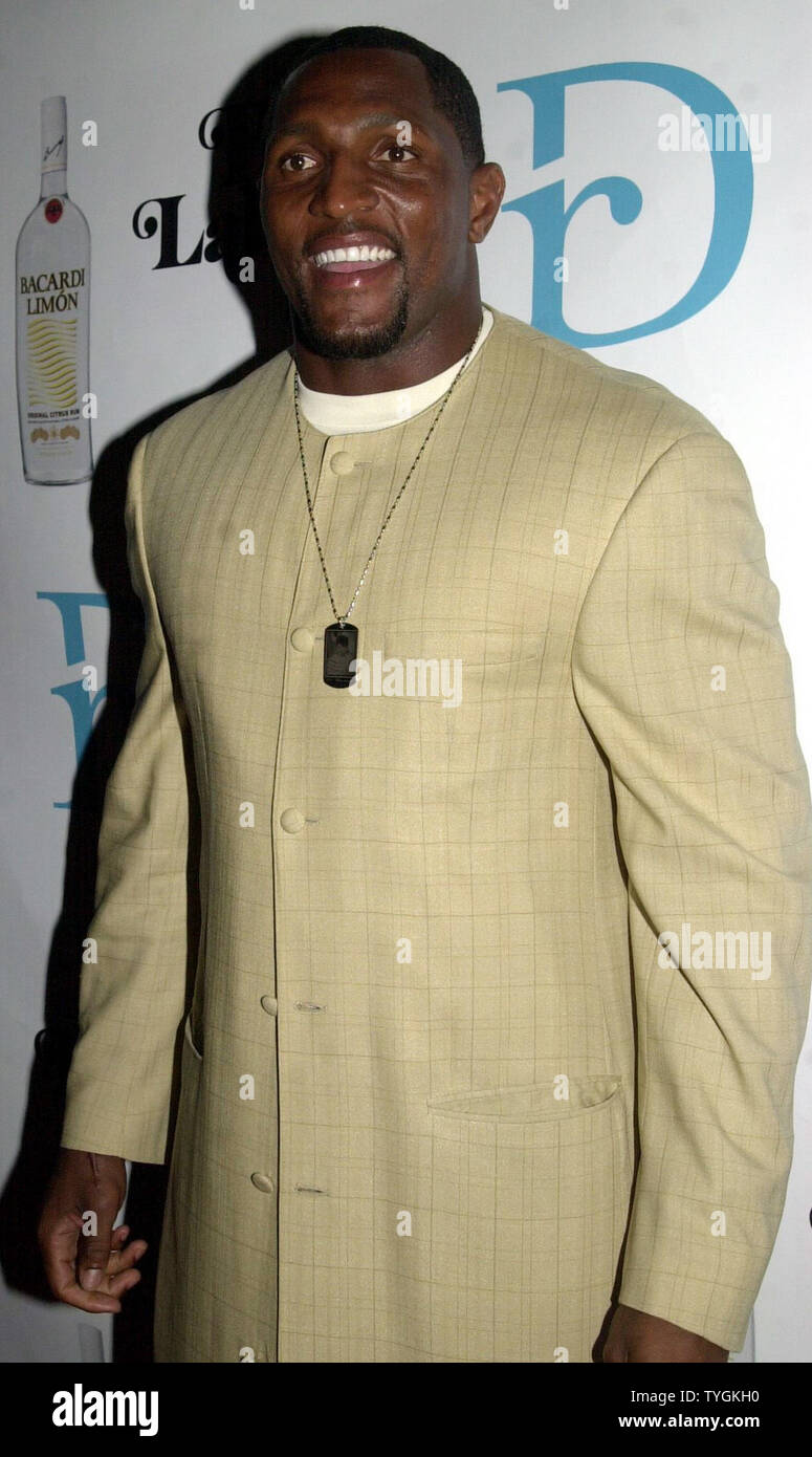 Ray Lewis of the Baltimore Colts football team attends singer Patti ...