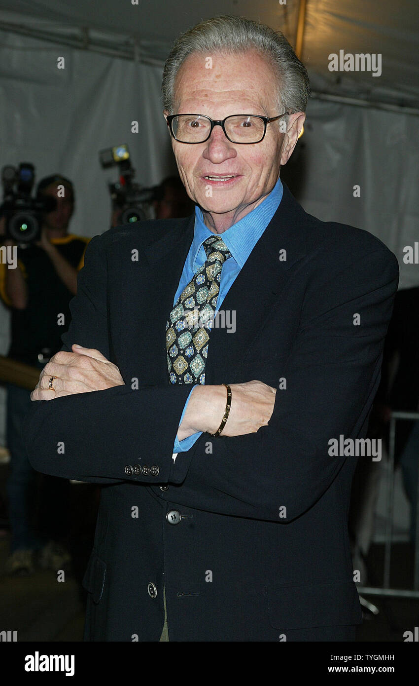 Larry King at the book release party for Former President Bill Clinton ...