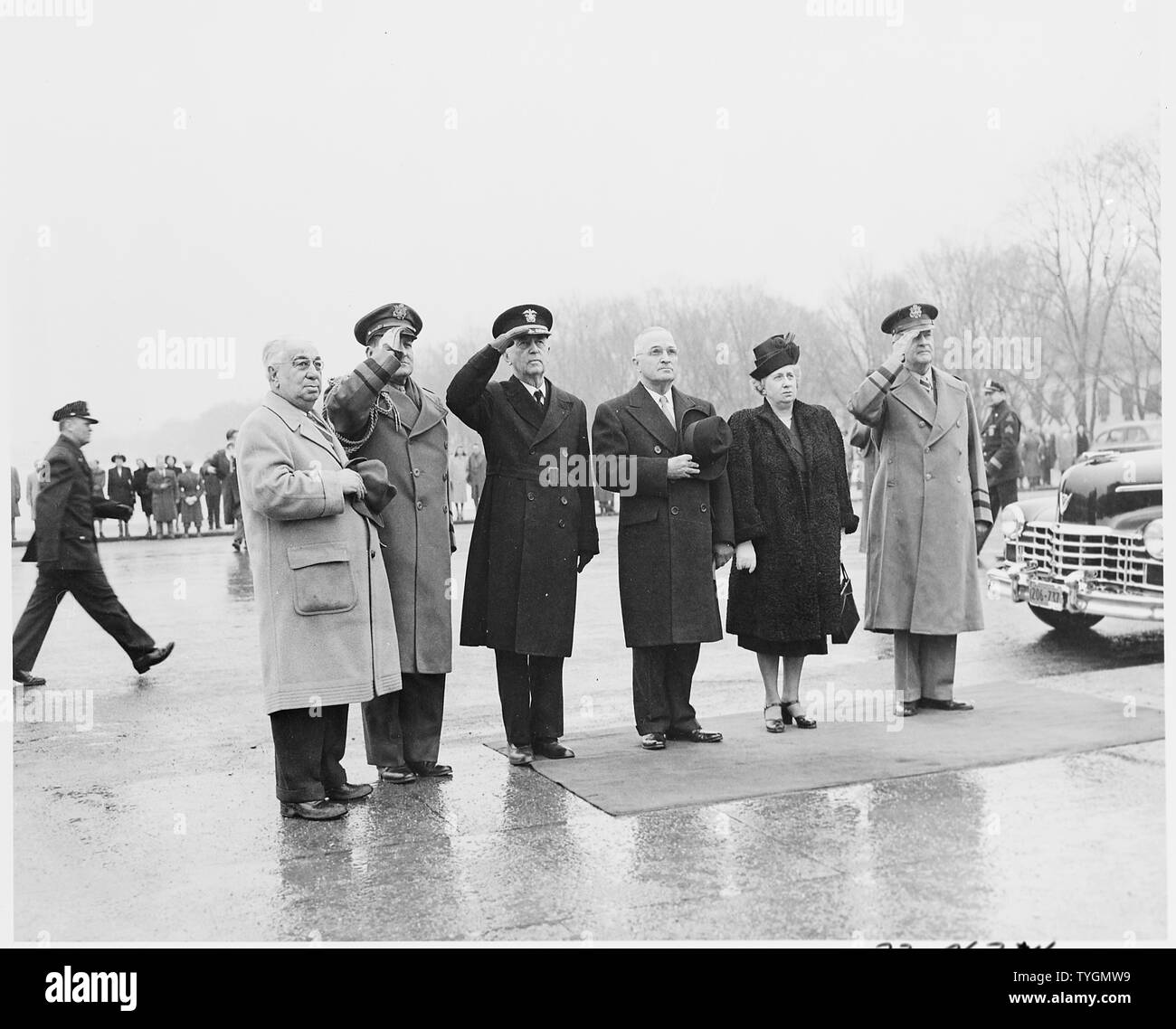 President Truman attended a ceremony at Lincoln Memorial for the ...