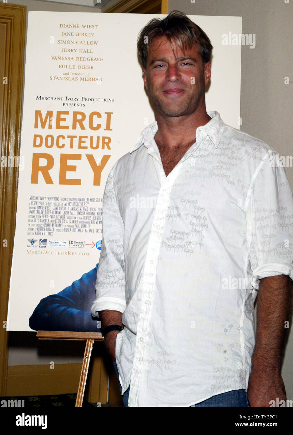 Director Andrew Litvack poses for pictures at the press junket for his ...