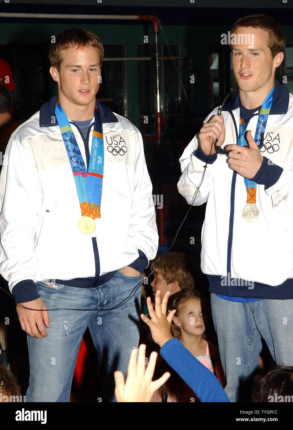 Paul Hamm and Morgan Hamm (right), Olympic gold and silver medalist of ...