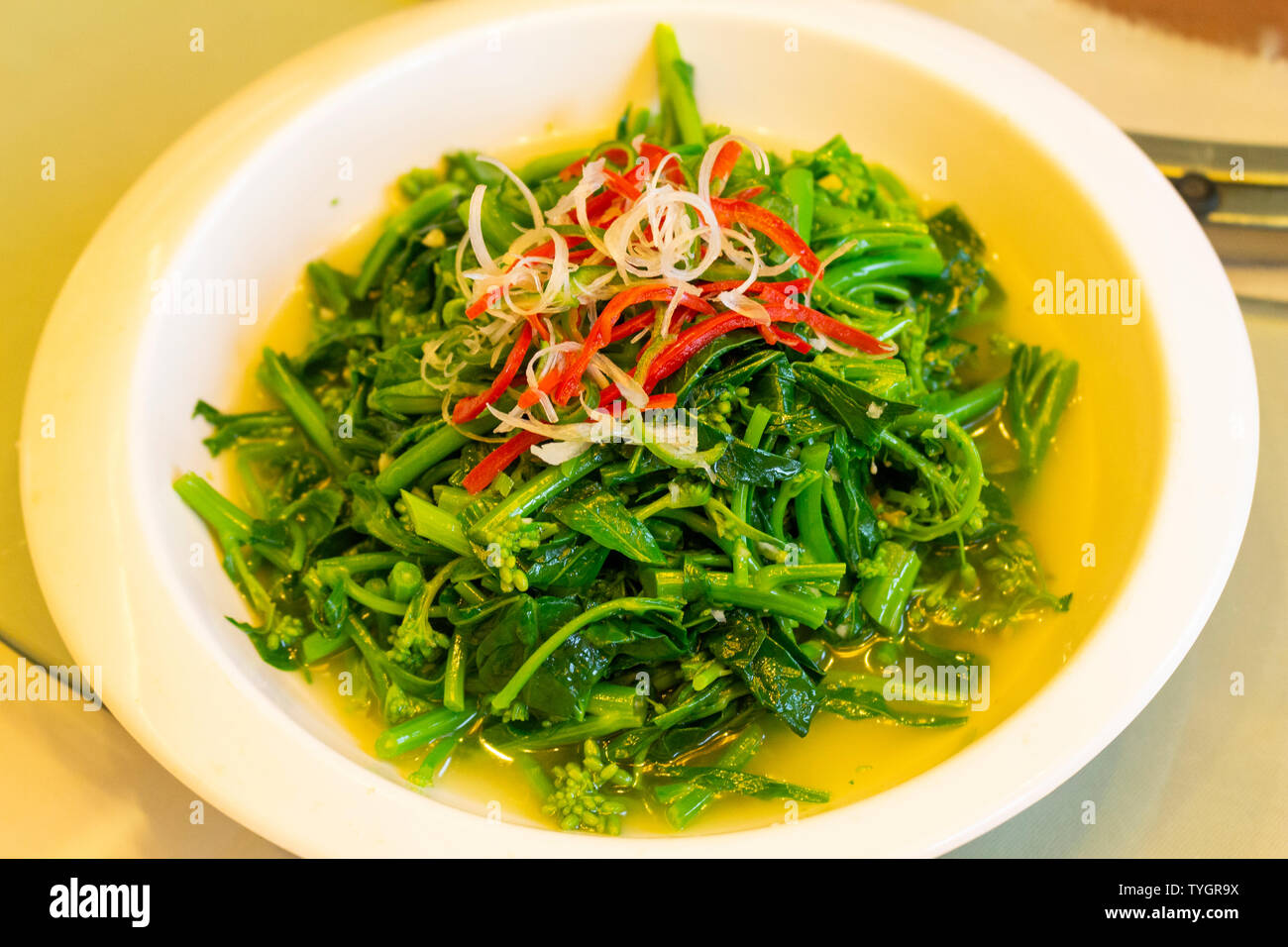 Cold bitter vegetables, refreshing and delicious fire-reducing cuisine ...