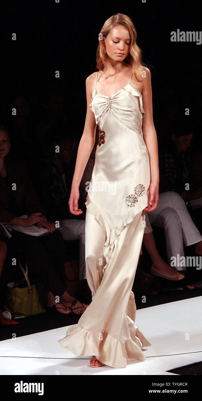 Designer Vera Wang, Spring 2005 collection shown on Sept. 10 Designer Vera Wang, Spring 2005 collection shown on Sept. 10