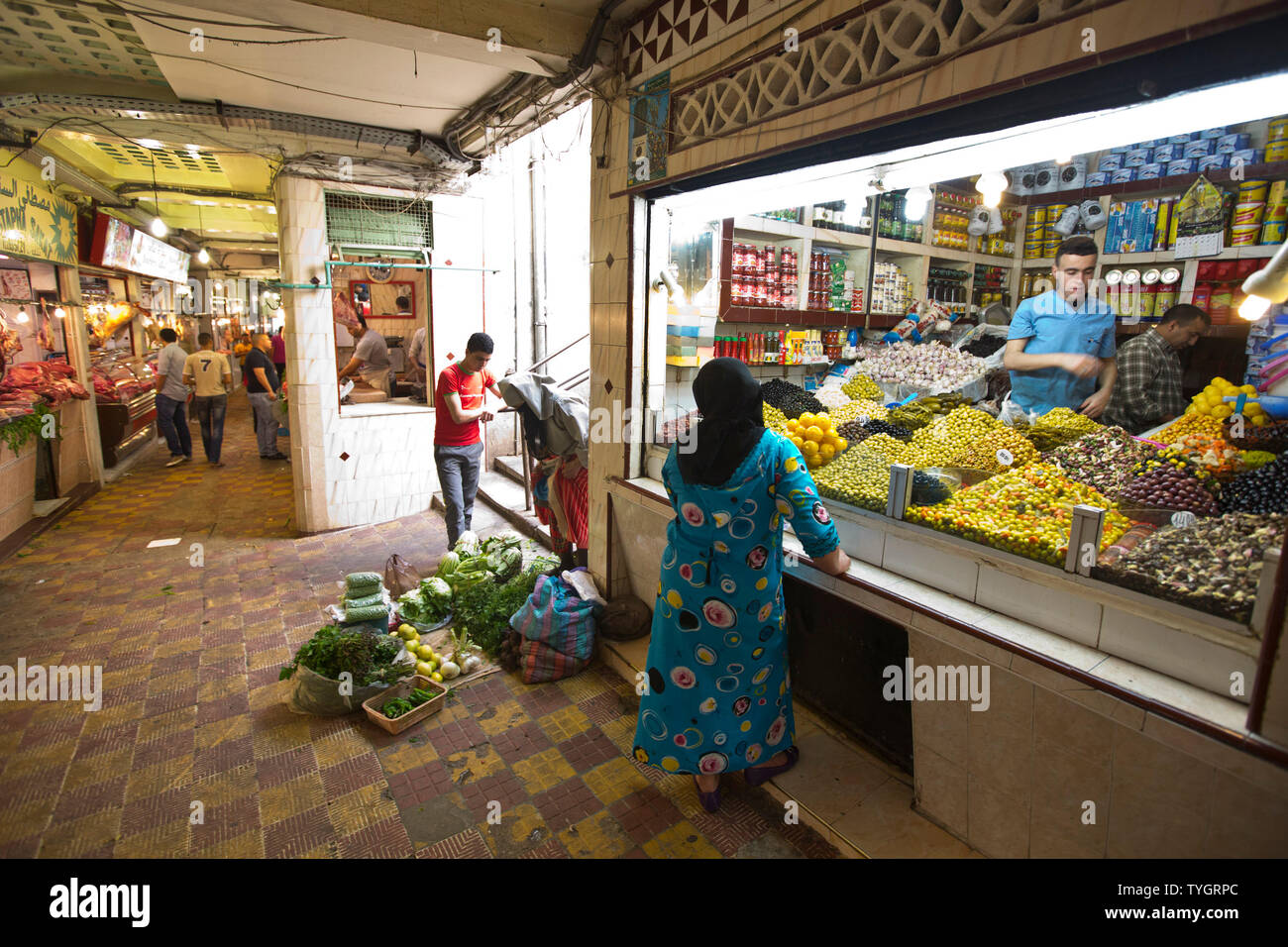 Tangier morocco grand socco market hi-res stock photography and images ...