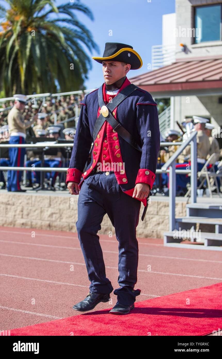 A U.S. Marine with Marine Corps Base, Camp Pendleton, participates in ...