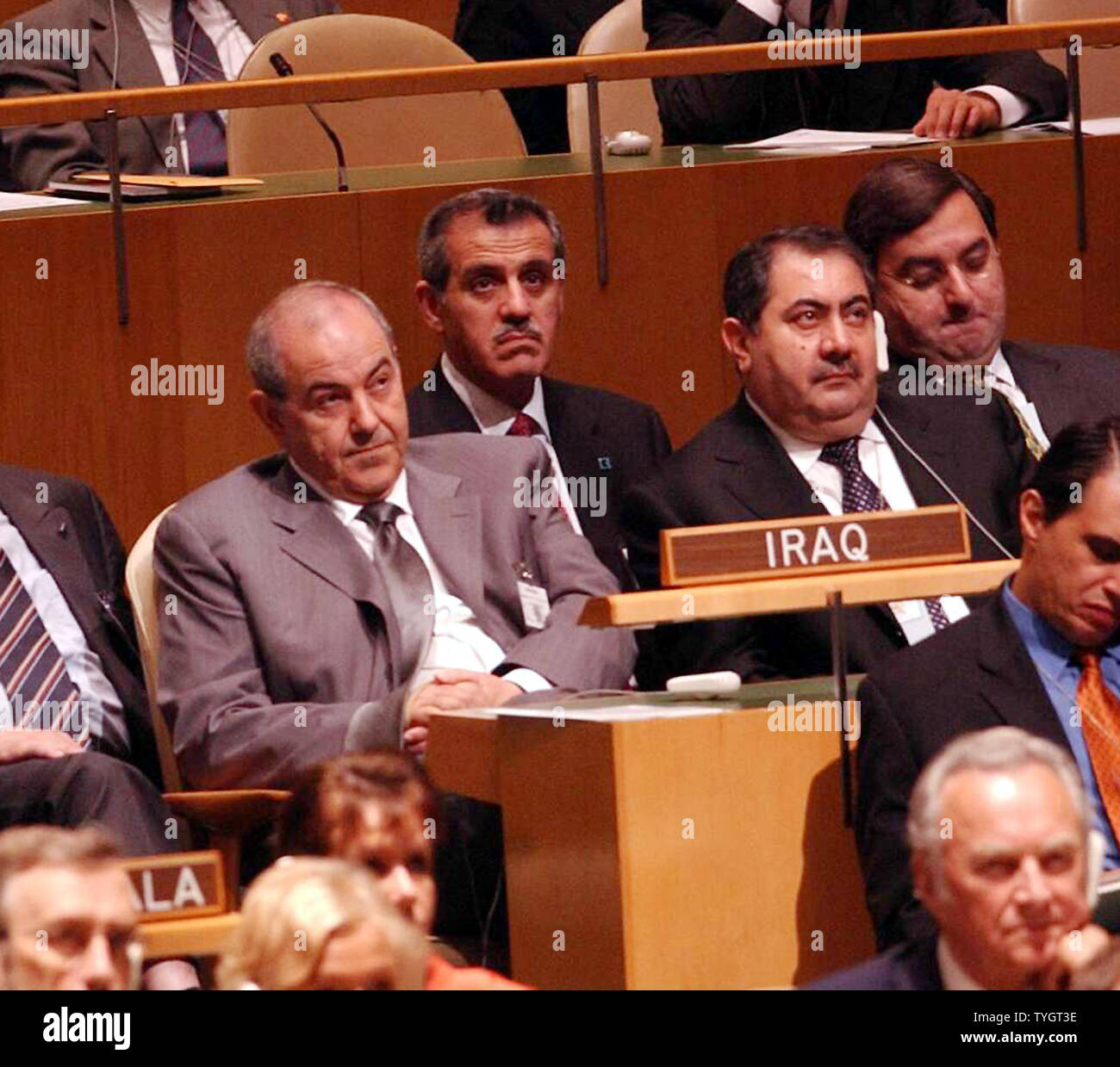 Ayad allawi prime minister hi-res stock photography and images - Alamy
