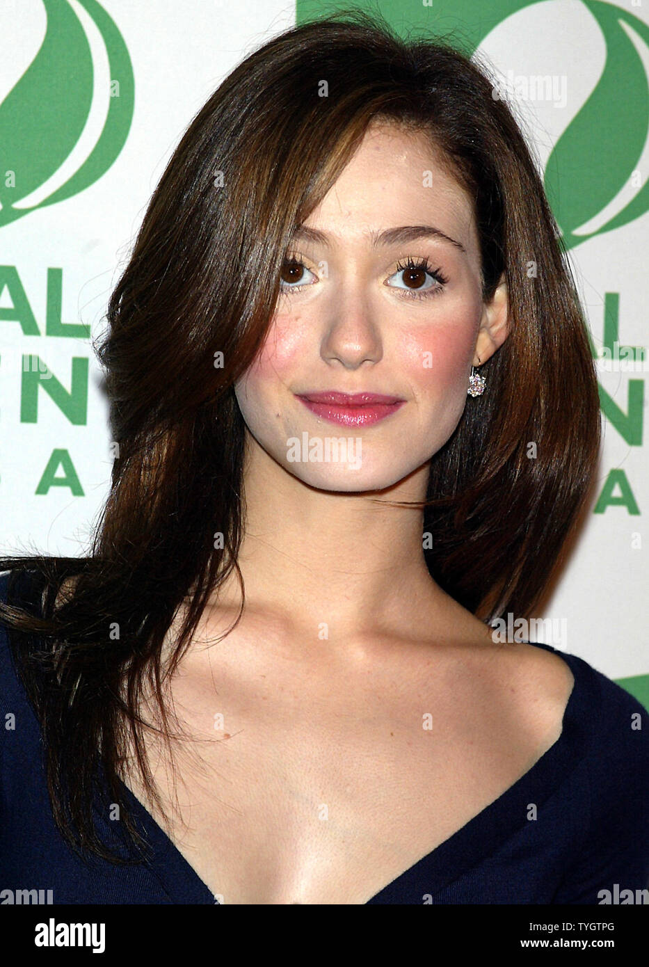 Emmy Rossum poses for pictures at the 10th Anniversary Party for Green ...