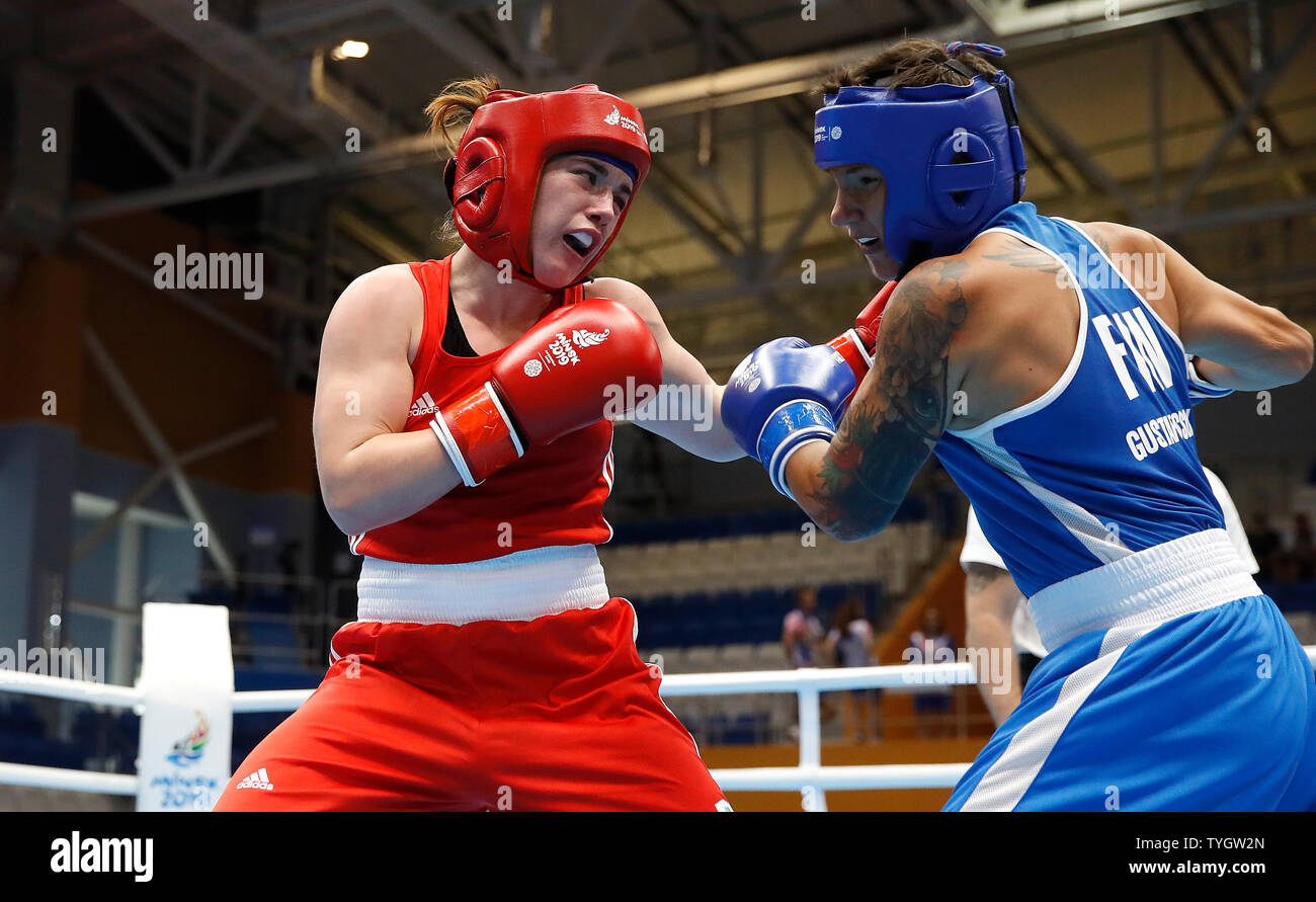 Ireland's Grainne Walsh (left) on her way to winning her Women's ...