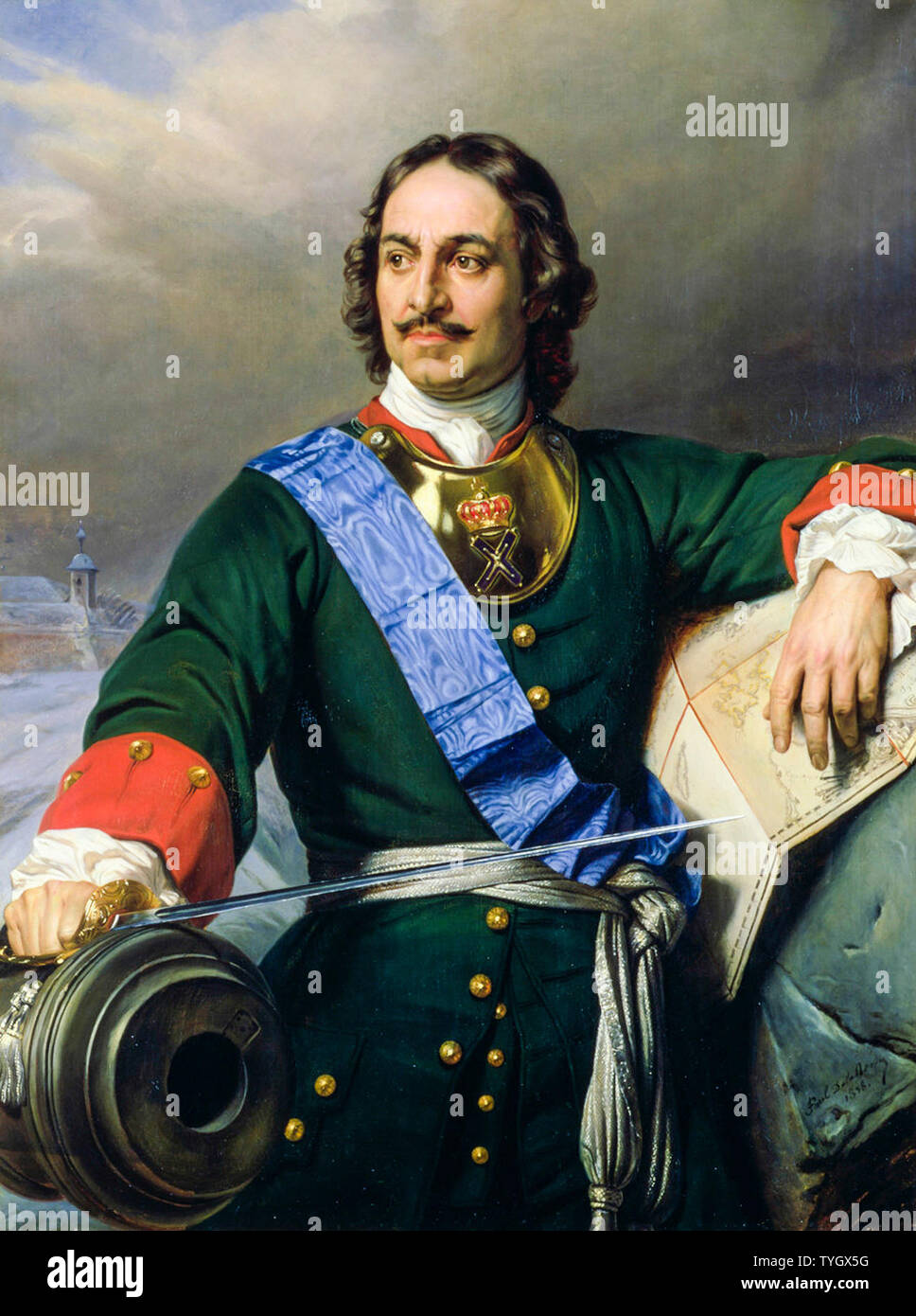 Portrait peter the great hi-res stock photography and images - Alamy