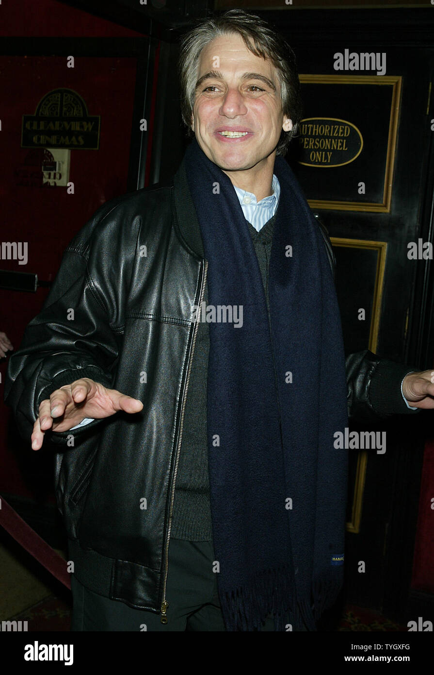 Tony Danza arrives for the premiere of "Beyond The Sea" at the Ziegfeld ...