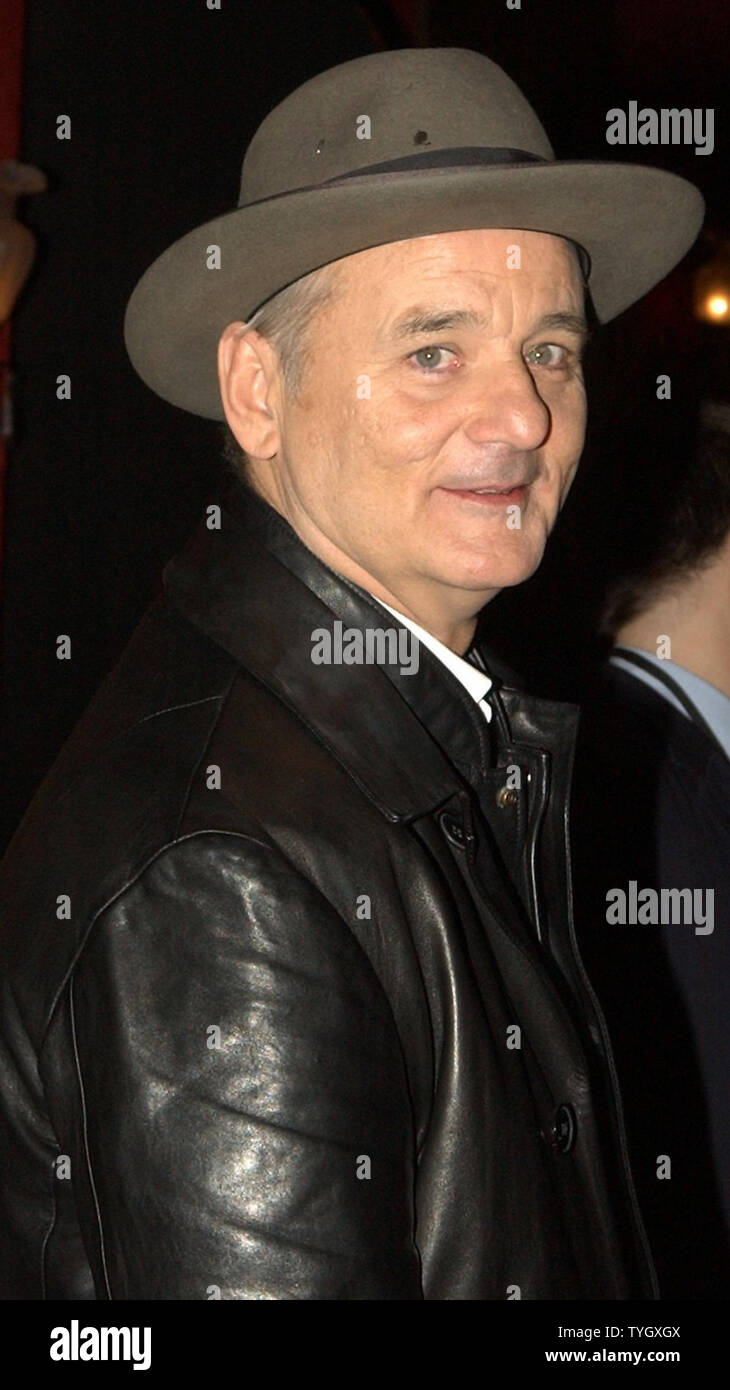 Actor Bill Murray attends the 12/9/04 New York premiere for his new ...