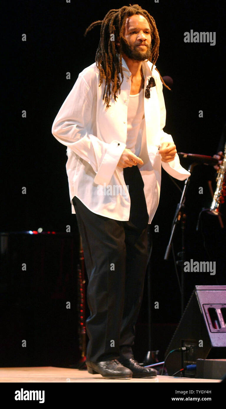 Savion Glover, dancer/choregrapher, performs at a tech rehearsal on 1/4 ...