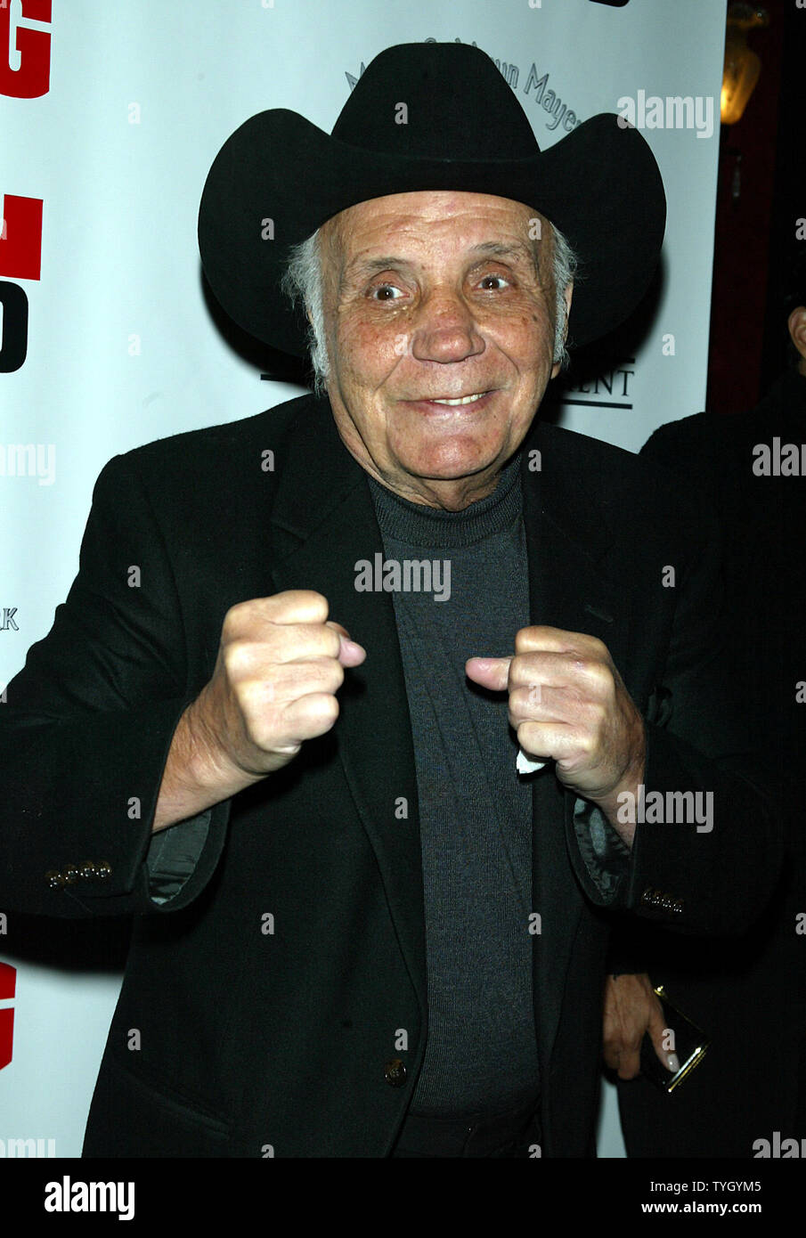 Jake LaMotta arrives for a special 25th Anniversary premiere of "Raging ...