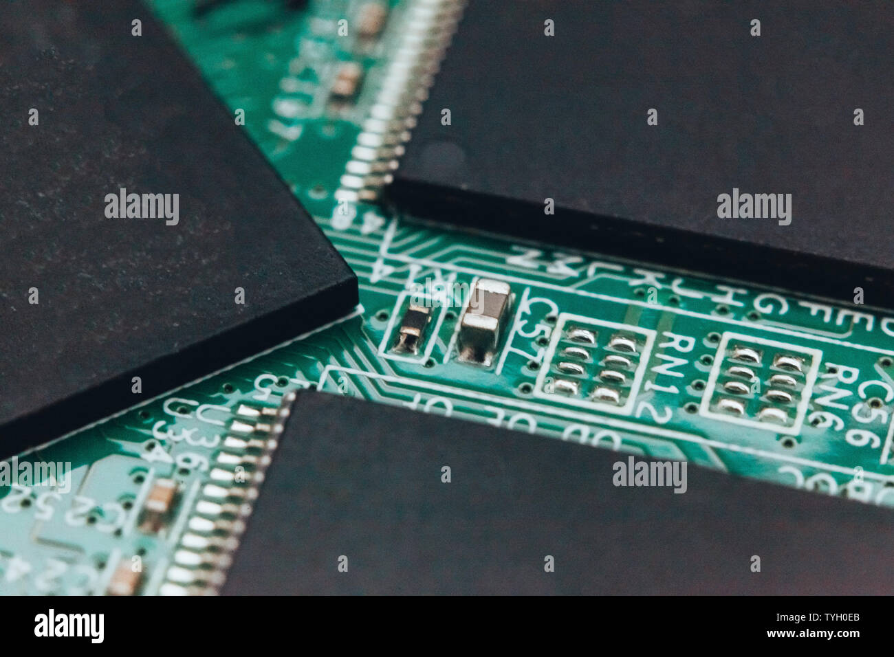 Circuit board repair. Electronic hardware modern technology ...