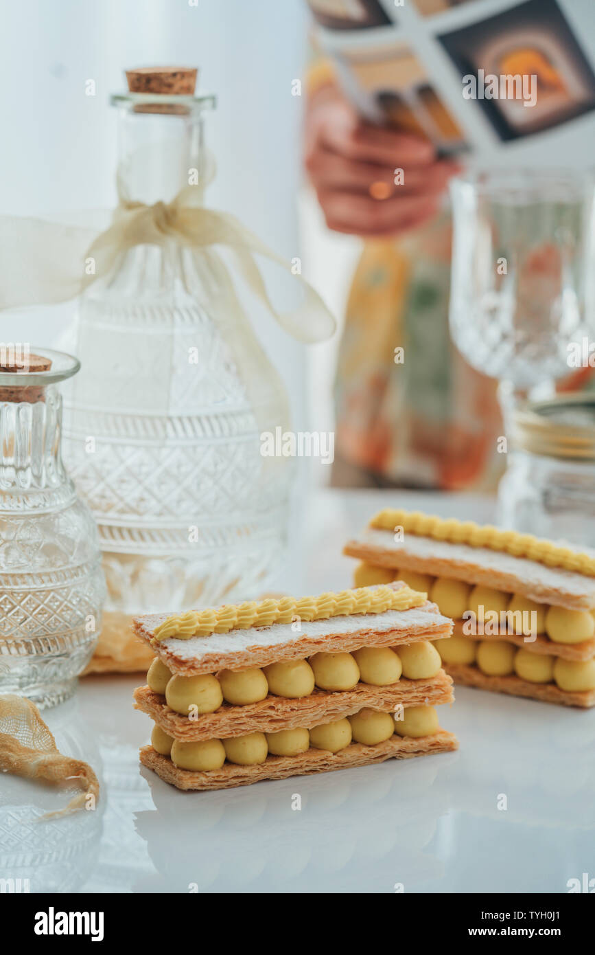 Napoleon cakes hi-res stock photography and images - Alamy