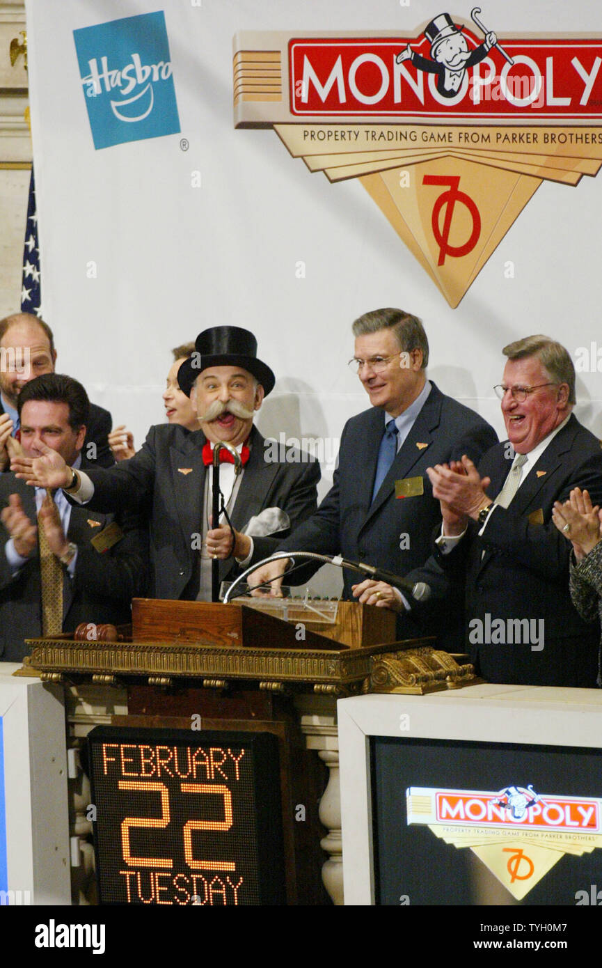 Hasbro's CEO and president Alfred Verrecchia, second right, who is ...
