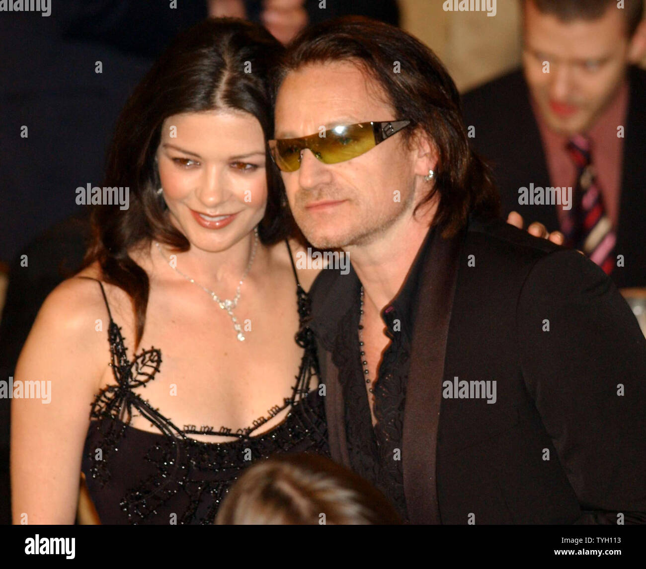 Bono and actress hi-res stock photography and images - Alamy